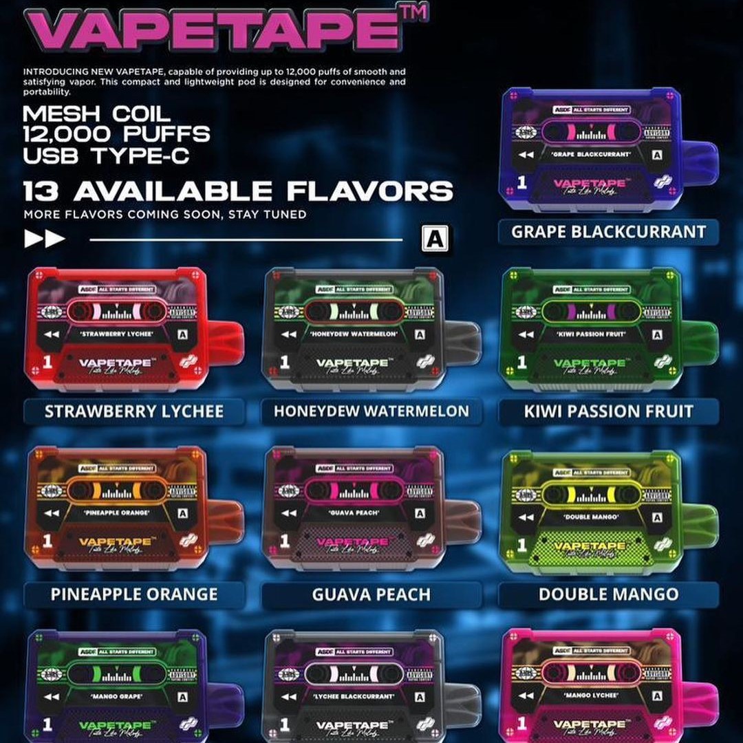 Vapetape 12000 Puff - SG Vape Cod